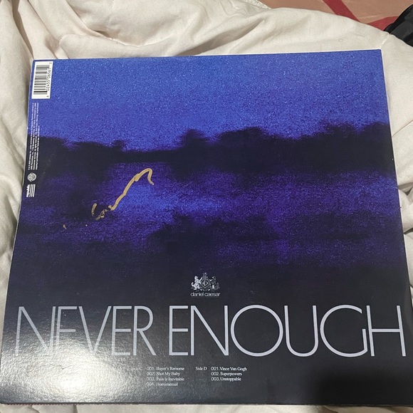 Media | Daniel Caesar Vinyl Of Never Enough Album That Is Signed By Daniel Caesar | Poshmark